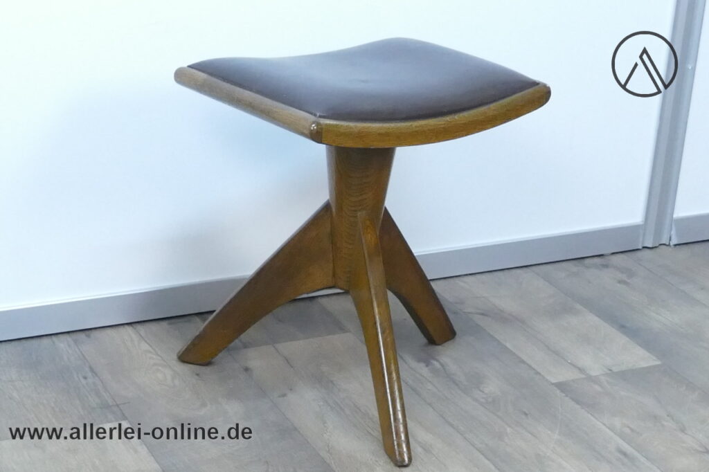 Art Deco Klavierstuhl | Dreibein Klavierhocker - Drehstuhl - Allerlei ...