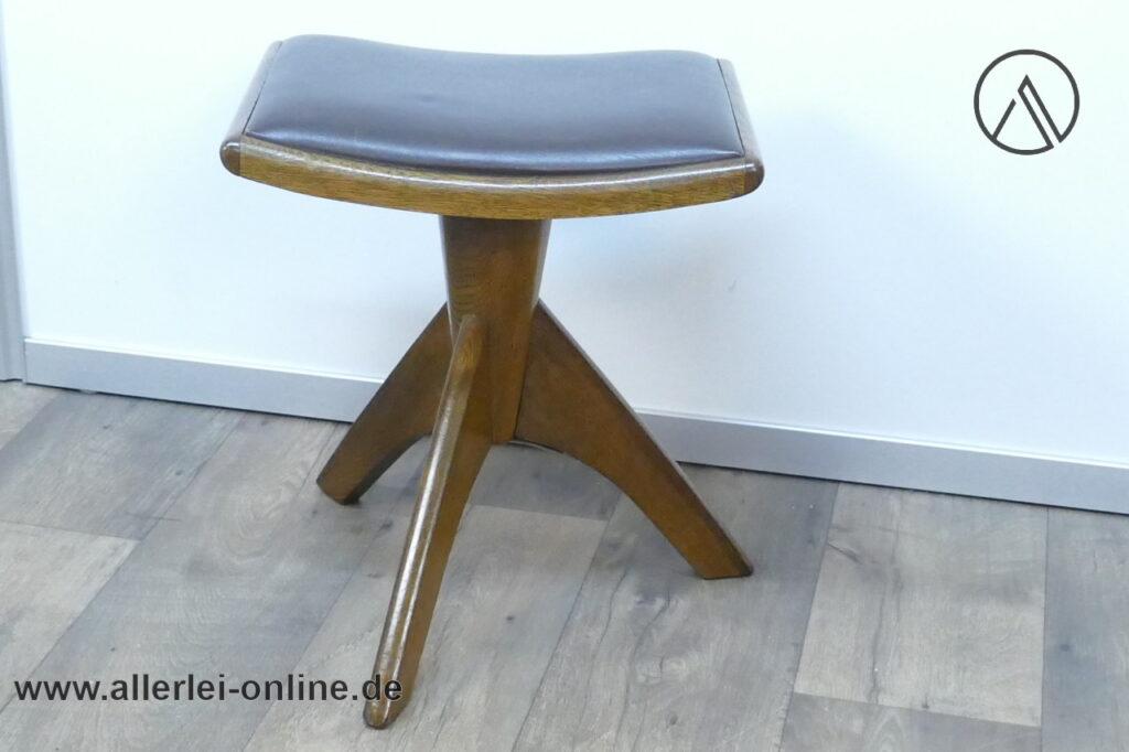 Art Deco Klavierstuhl | Dreibein Klavierhocker - Drehstuhl - Allerlei ...