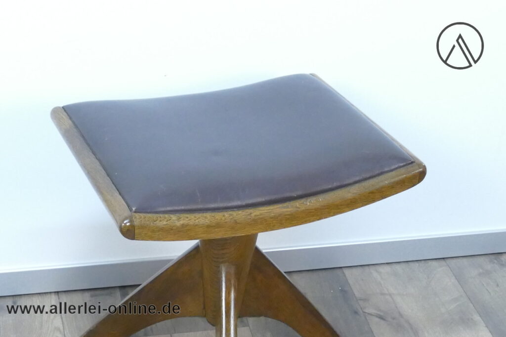 Art Deco Klavierstuhl | Dreibein Klavierhocker - Drehstuhl - Allerlei ...