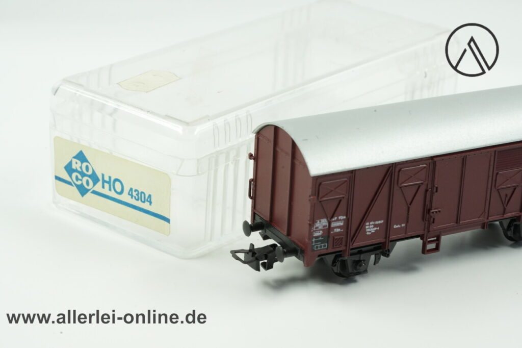 Roco H0 | Roco 4304 gedeckter Güterwagen | 2-Achs Güterwagen mit OVP ...
